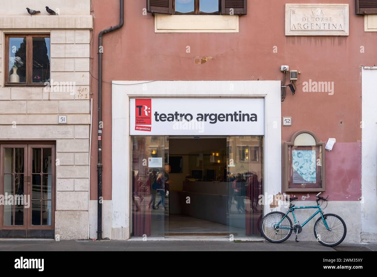 Teatro Argentina box office, famous historic 18th century theatre and ...