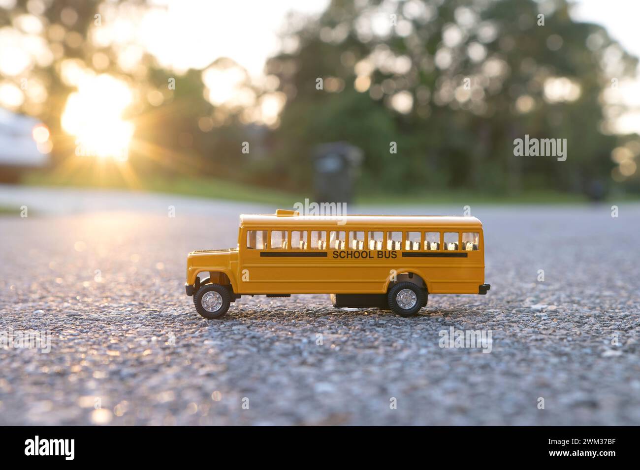 School timetable children bus hi-res stock photography and images - Alamy