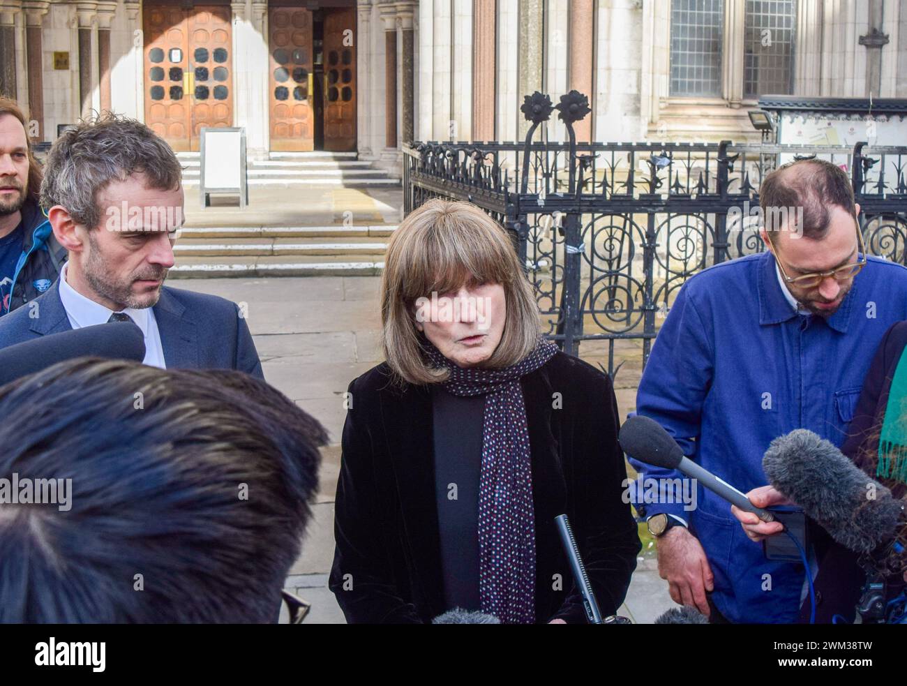 London, UK. 23rd February 2024. Shamima Begum's lawyer Gareth Peirce ...