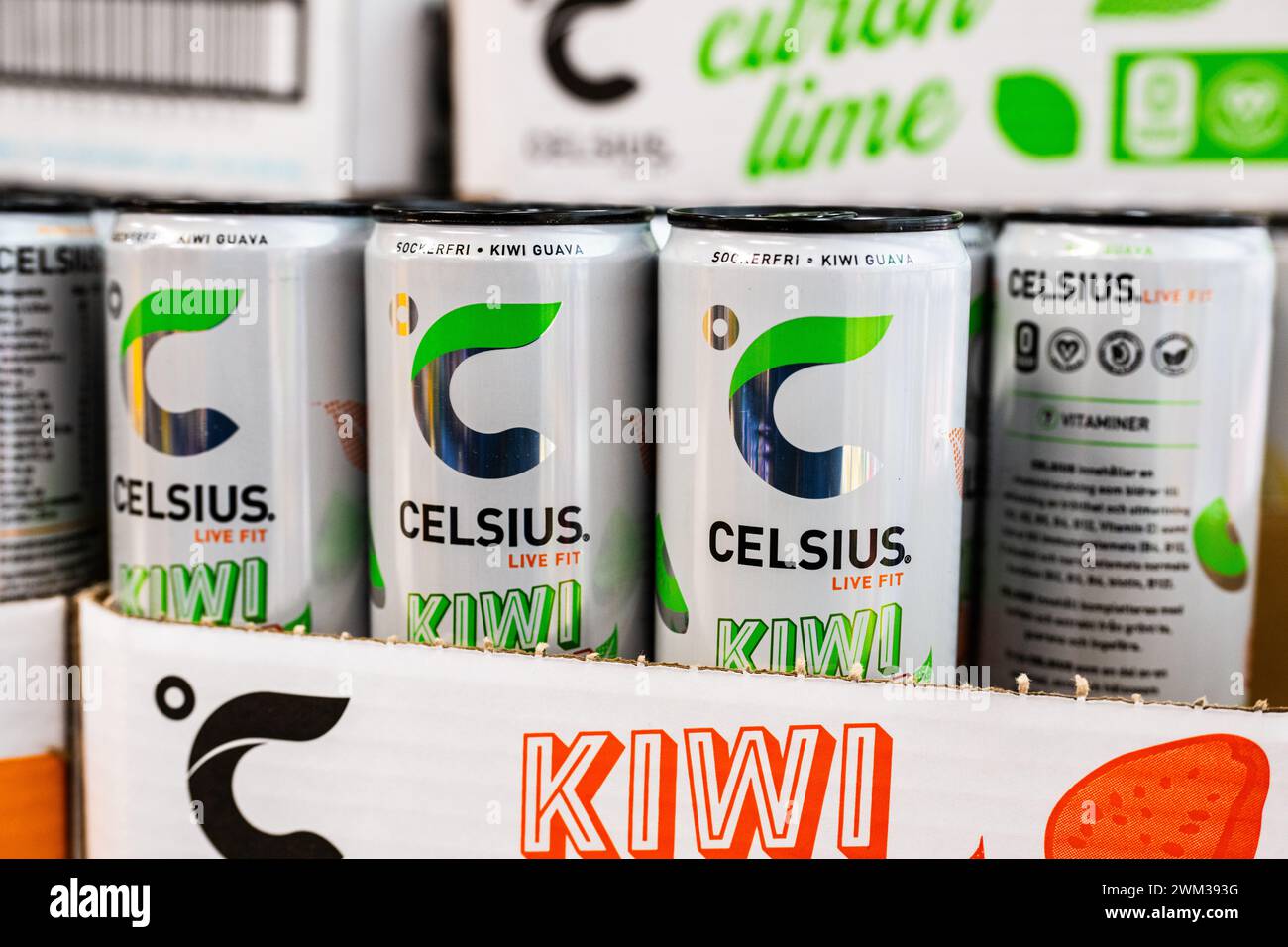Celcius energy drink hi-res stock photography and images - Alamy