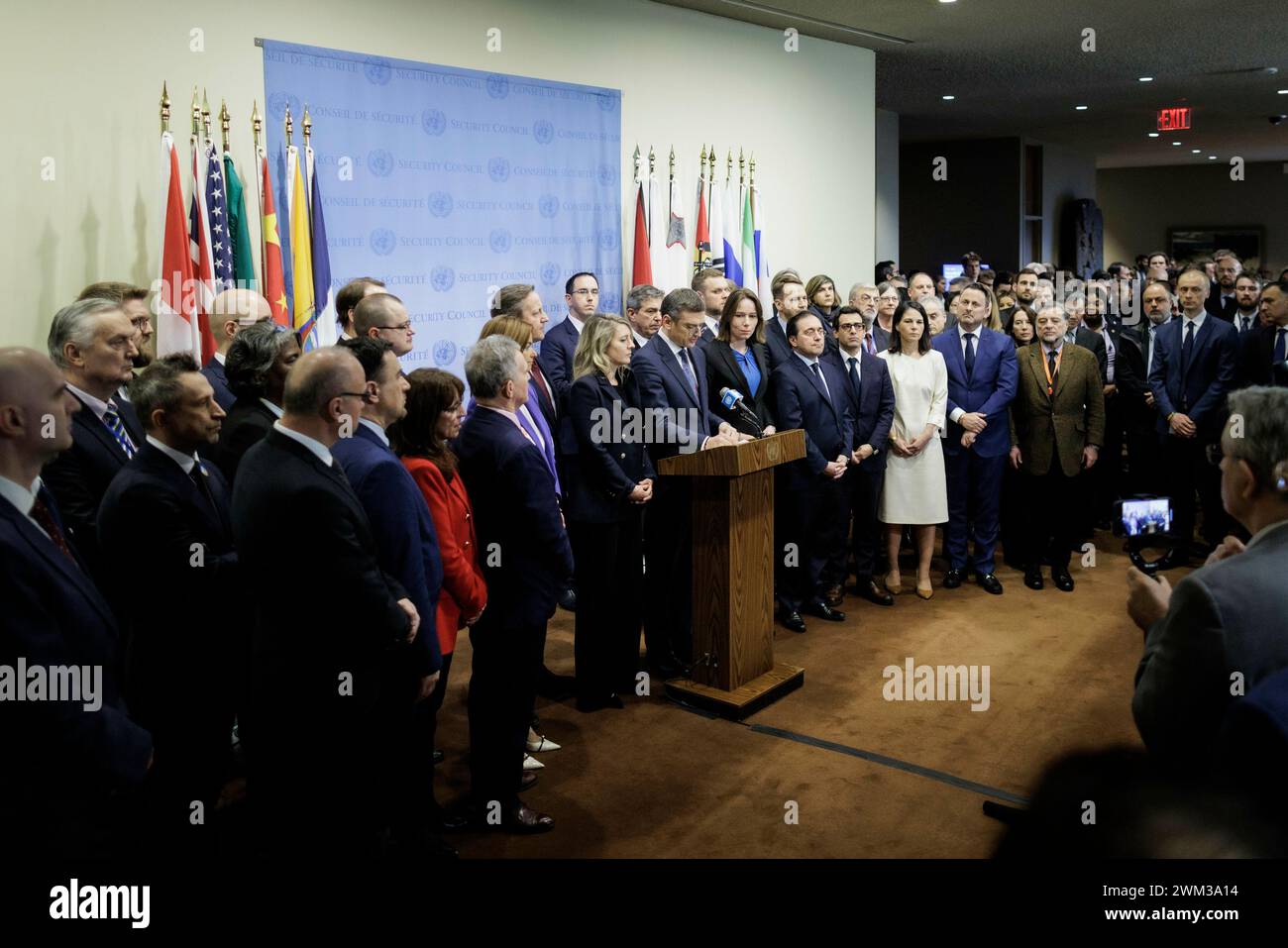 Dmytro Kuleba, Foreign Minister of Ukraine, recorded at a press ...