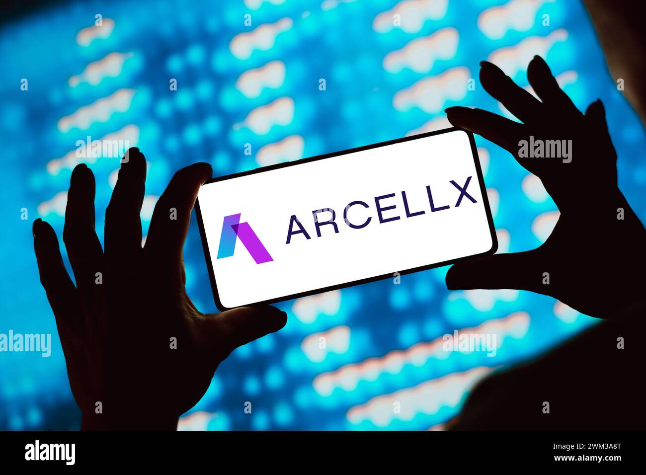 Brazil. 23rd Feb, 2024. In this photo illustration, the Arcellx, Inc ...