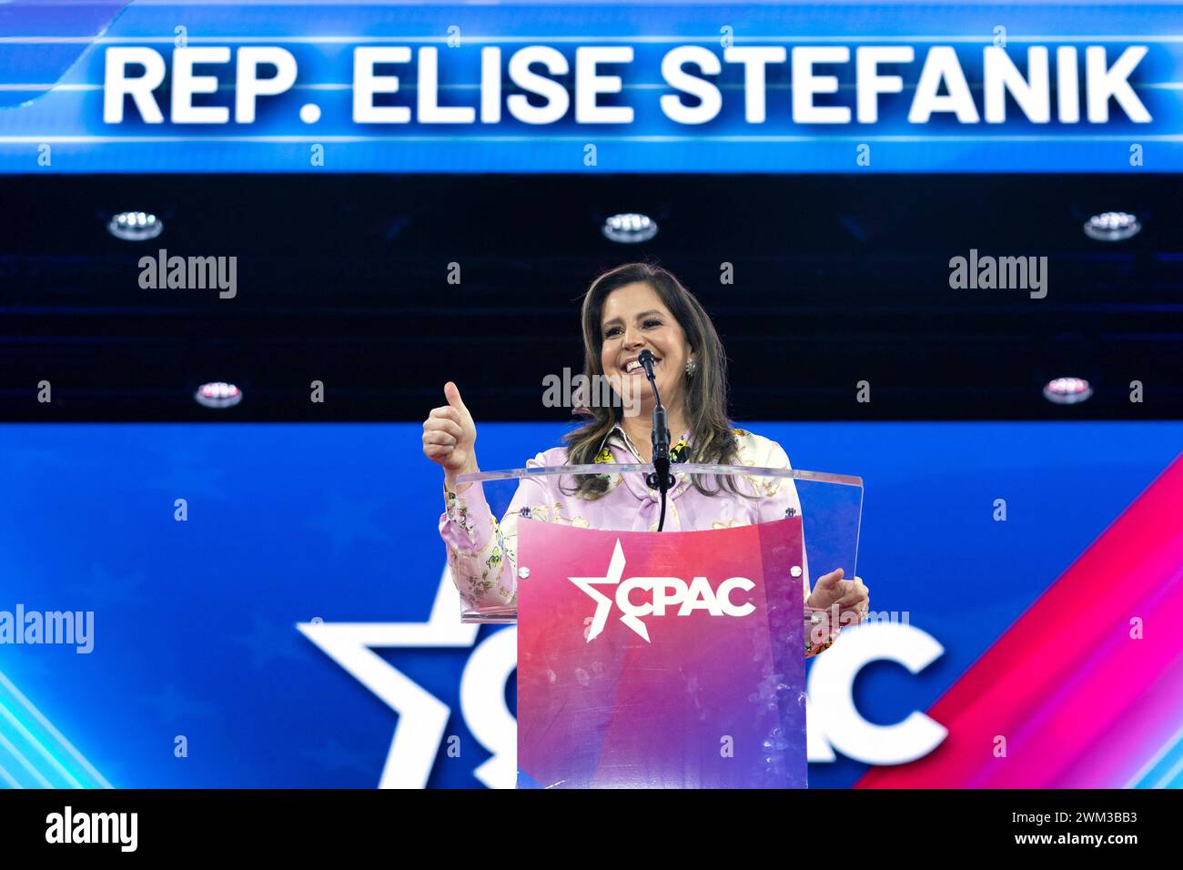 Republican Conference Chair Rep. Elise Stefanik, R-N.Y., speaks during ...
