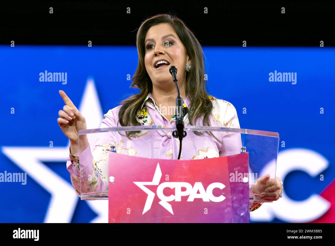 Republican Conference Chair Rep. Elise Stefanik, R-N.Y., speaks during ...