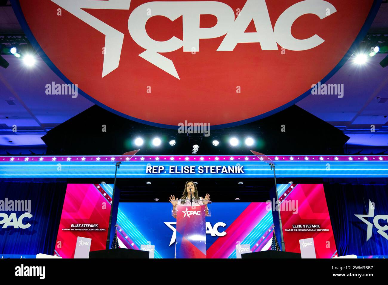 Republican Conference Chair Rep. Elise Stefanik, R-N.Y., speaks during ...