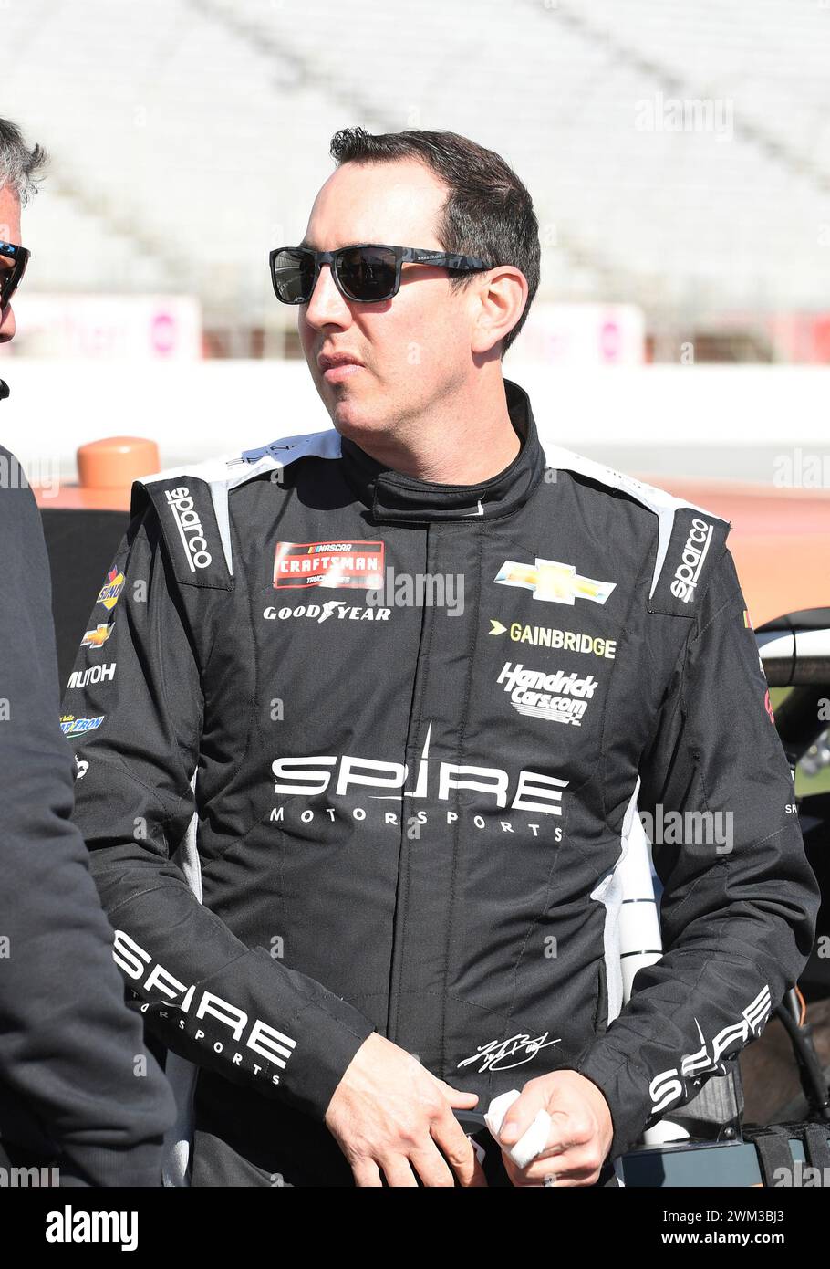 ATLANTA, GA - FEBRUARY 23: Kyle Busch(#7 Spire Motorsports Group 1001 ...
