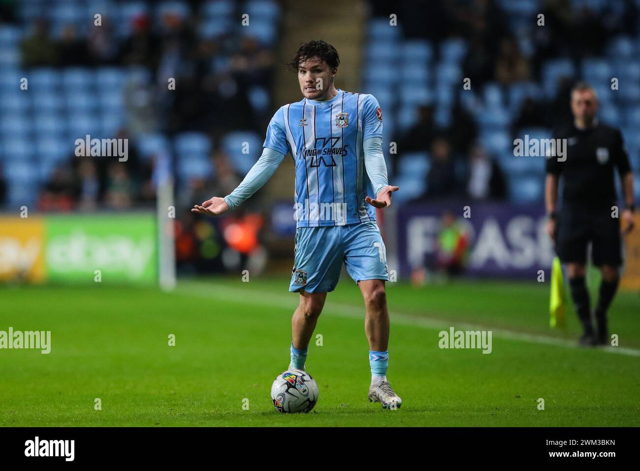 Callum O'Hare of Coventry City in action during the Sky Bet ...