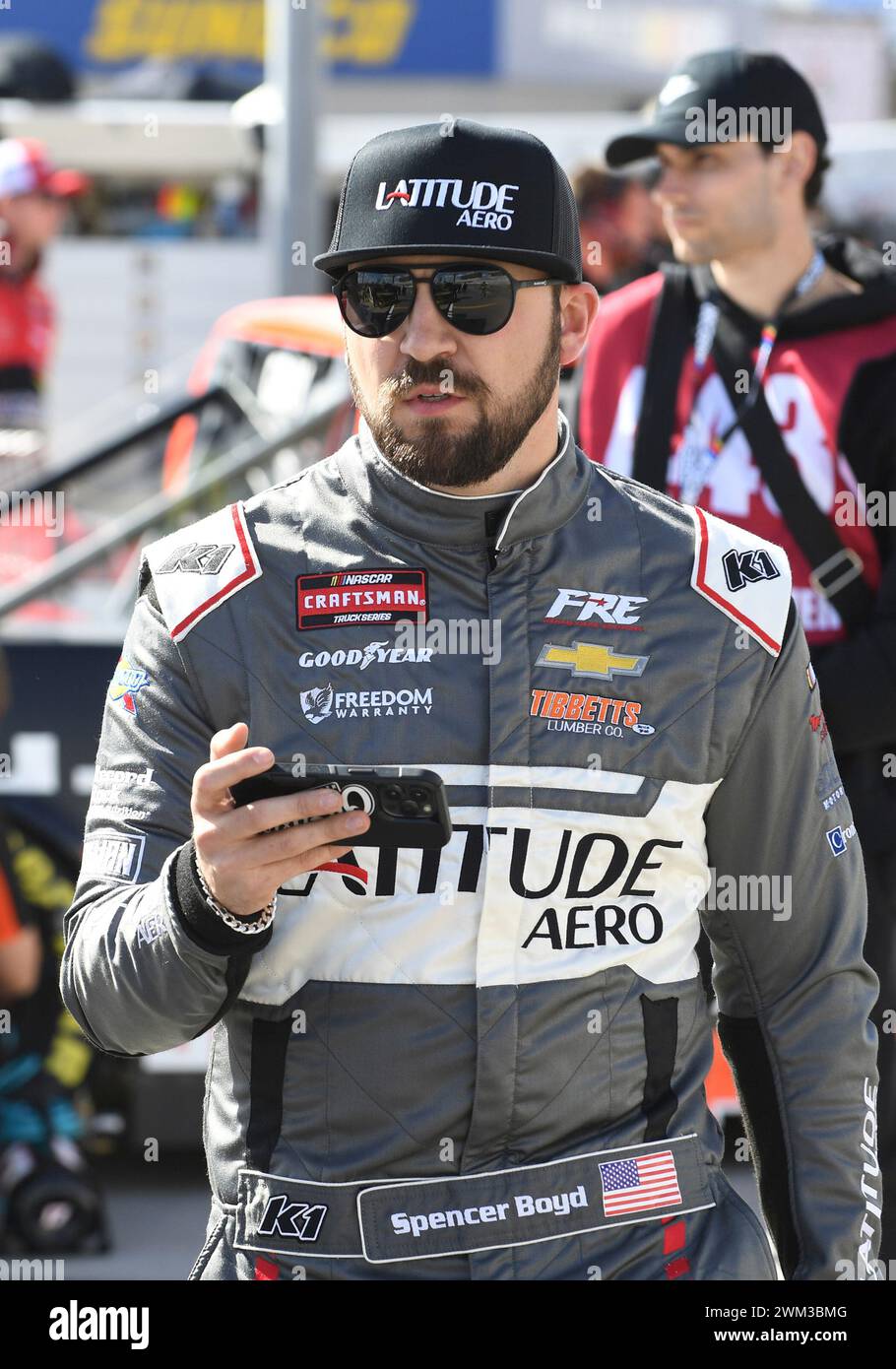 ATLANTA, GA - FEBRUARY 23: Spencer Boyd (#76 Freedom Racing Enterprises ...