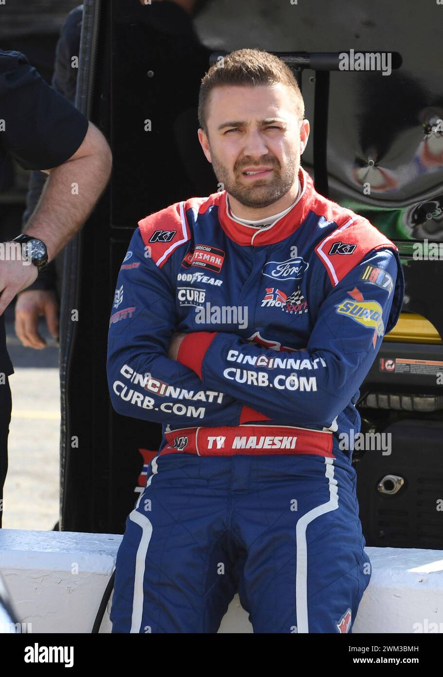 ATLANTA, GA - FEBRUARY 23: Ty Majesky (#98 Thorsport Racing Farm Paint ...