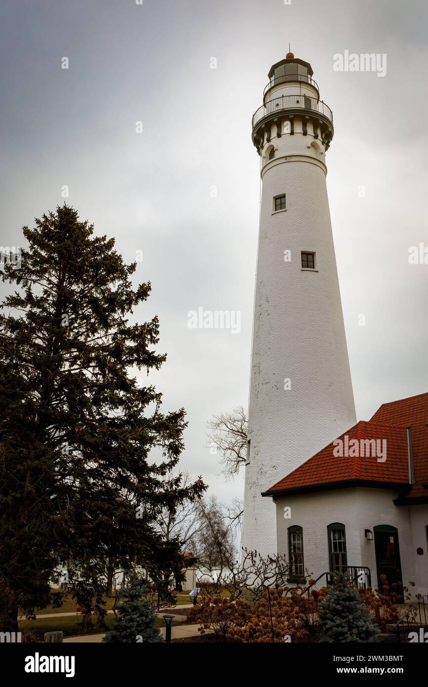 Windpoint lighthouse hi-res stock photography and images - Alamy