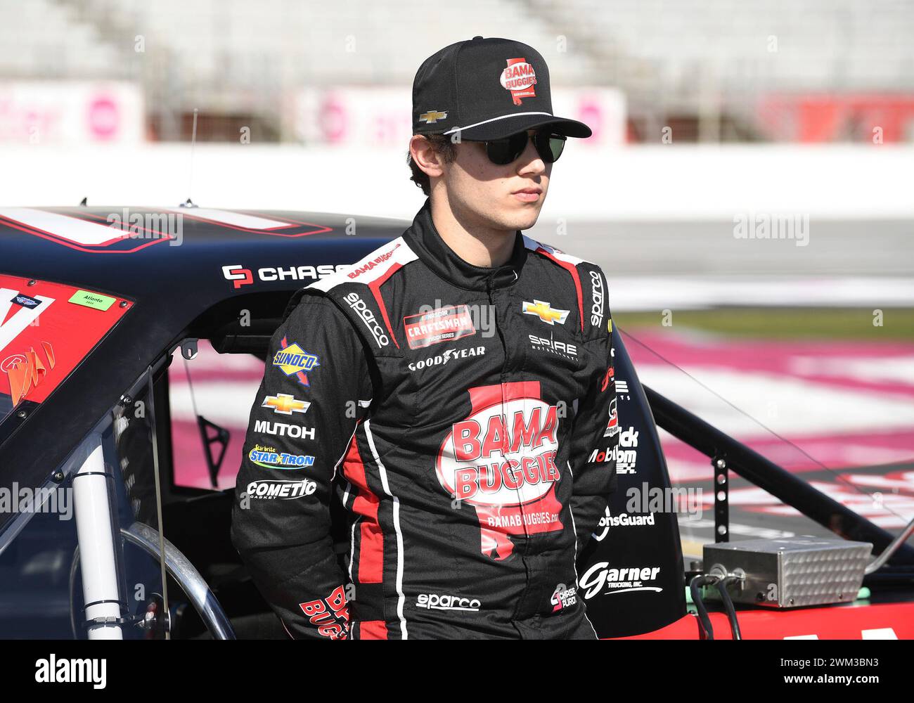 ATLANTA, GA - FEBRUARY 23: Chase Purdy (#77 Spire Motorsports Bama ...
