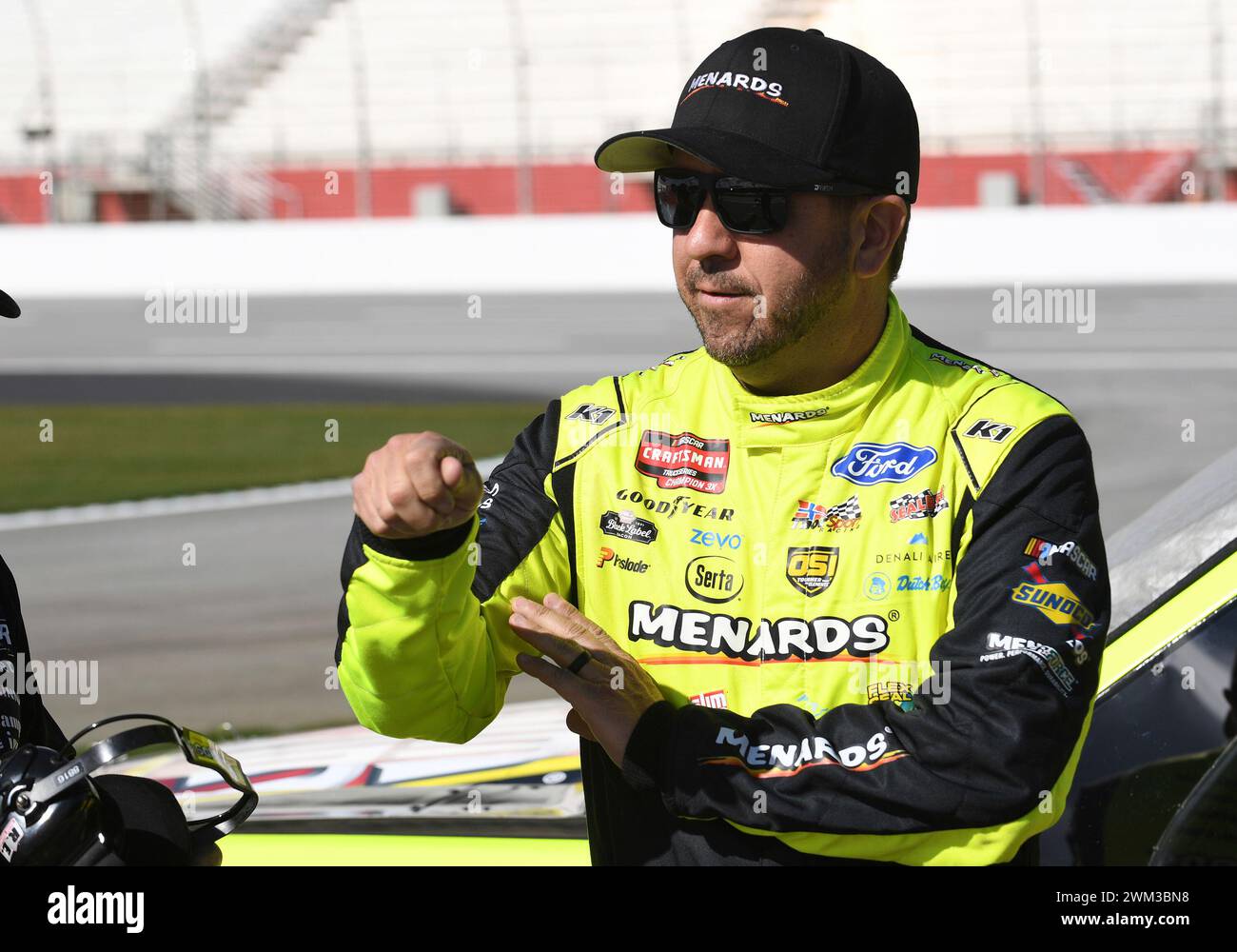 ATLANTA, GA - FEBRUARY 23: Matt Crafton (#88 ThorSport Racing Slim Jim ...
