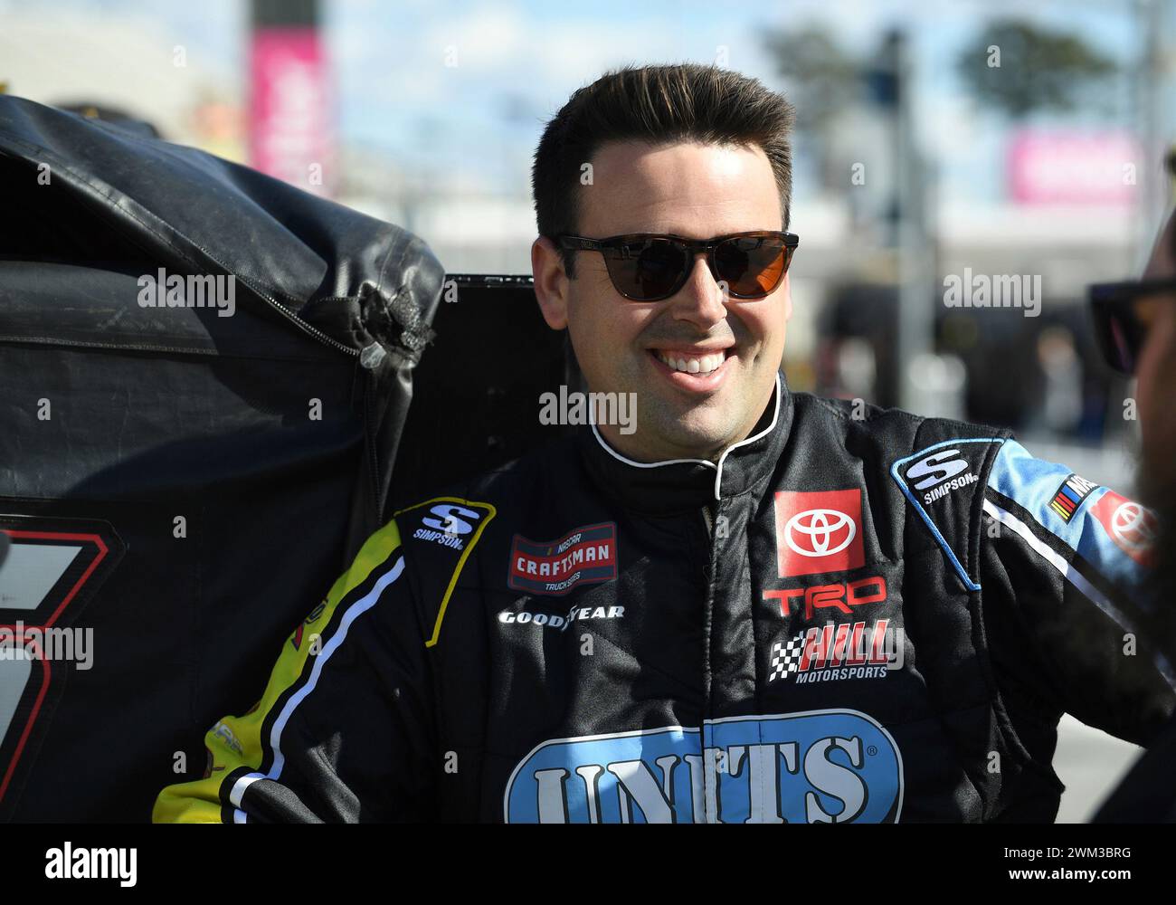 ATLANTA, GA - FEBRUARY 23: Timmy Hill (#56 Hill Motorsports Coble ...