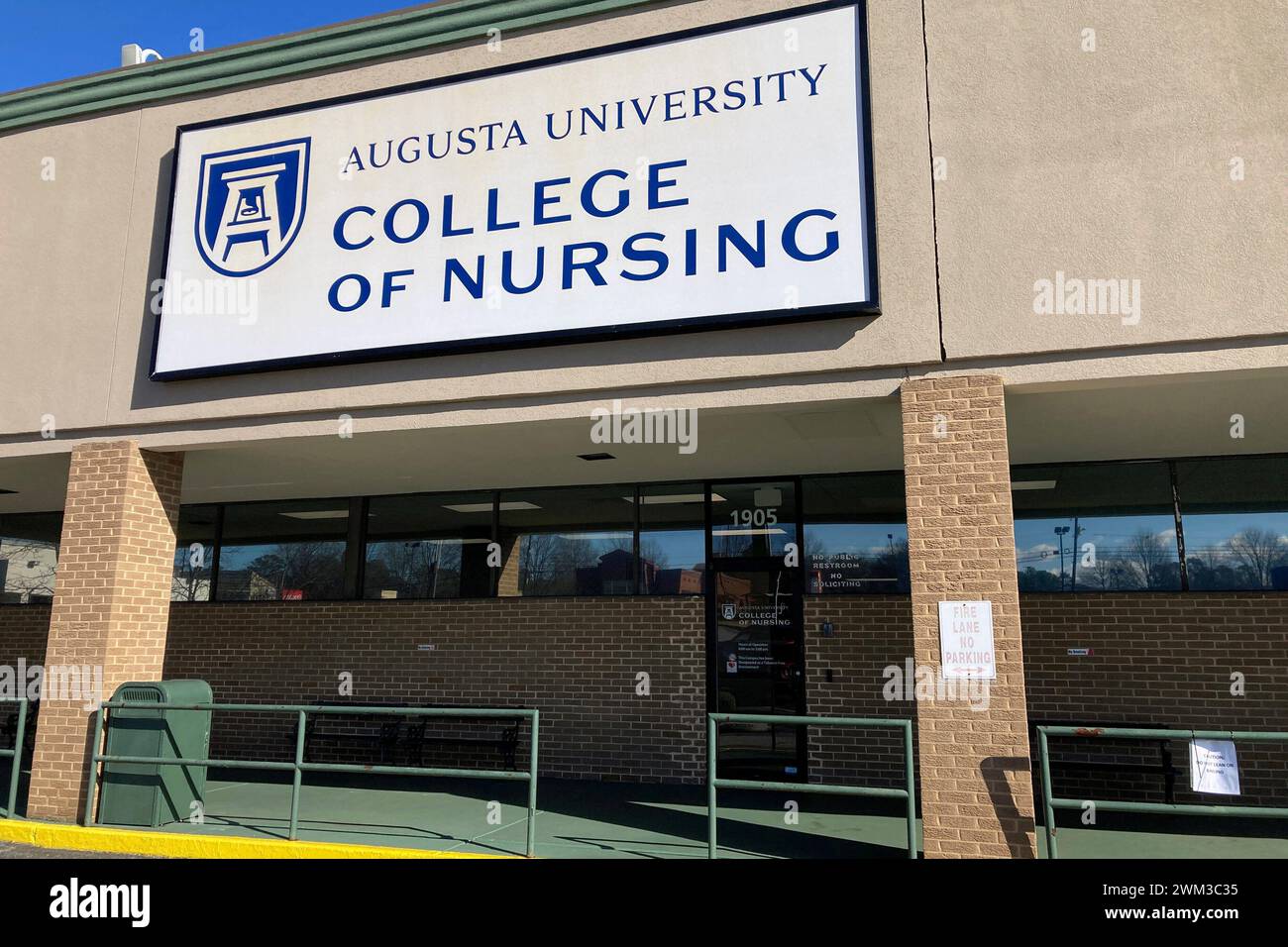 Classes were canceled Friday, Feb. 23, 2024, at the Augusta University ...