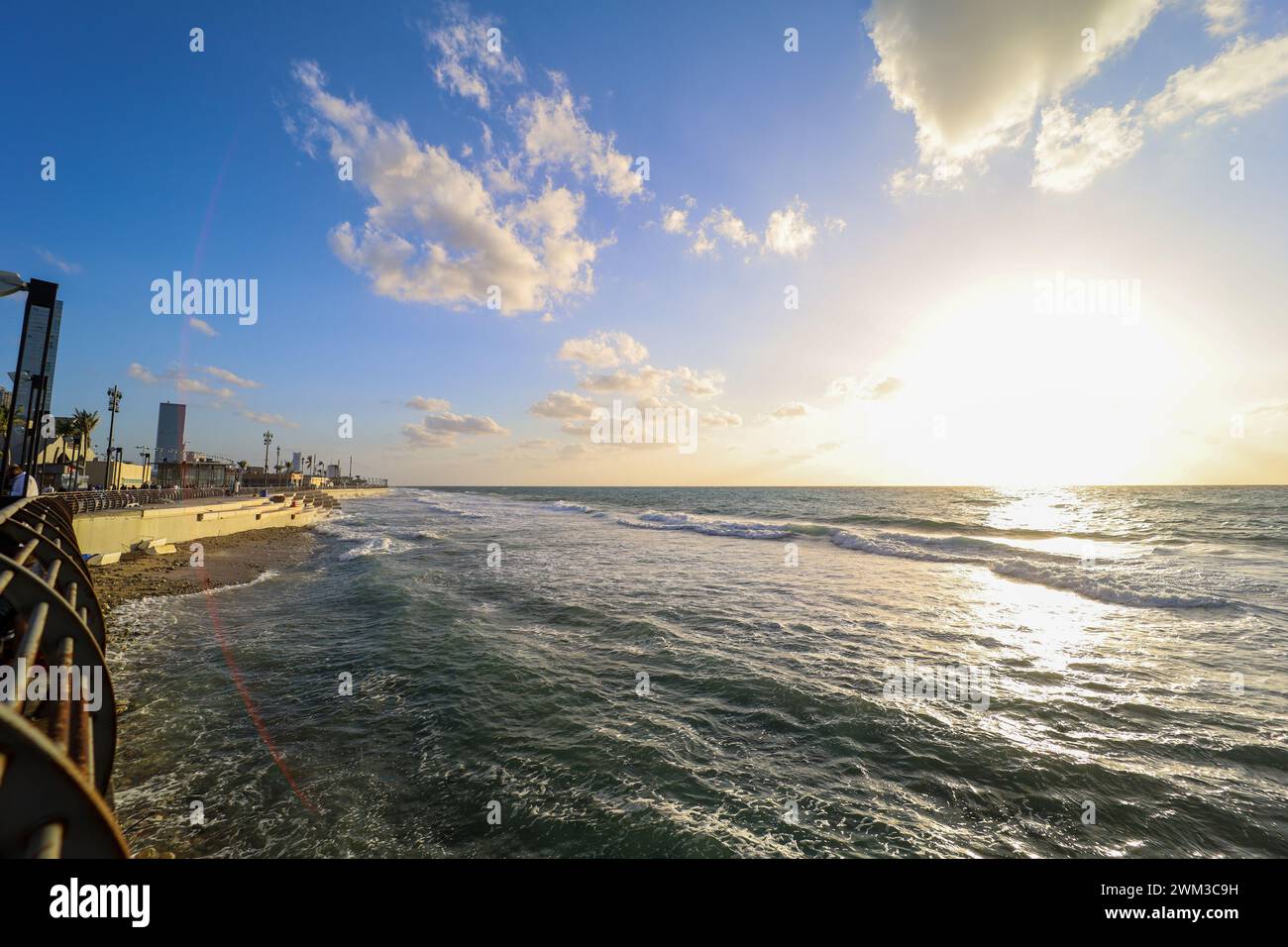 Jeddah , Saudi Arabia Dec 23 2022 - Jeddah Art Promenade - City Beach ...