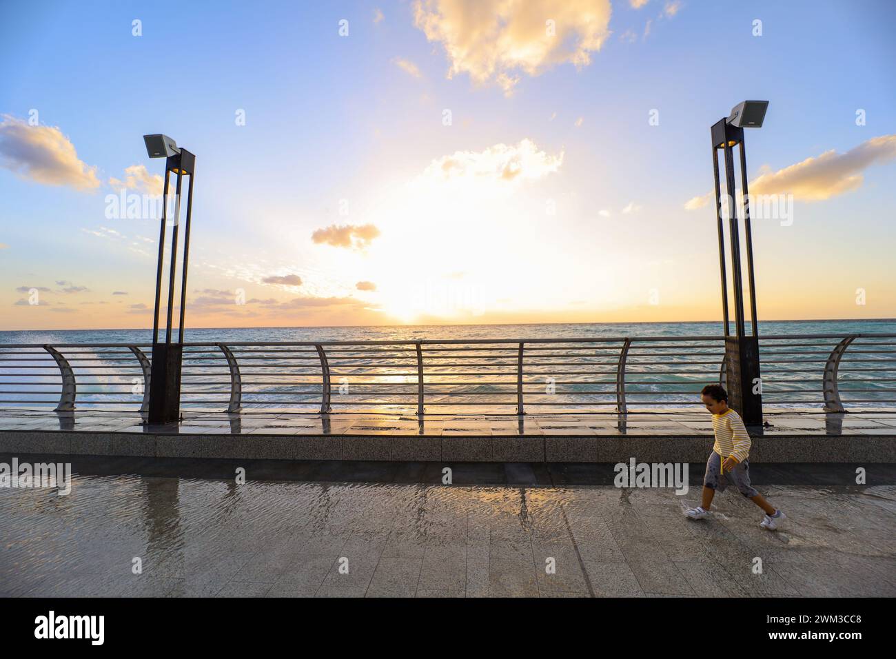 Jeddah , Saudi Arabia Dec 23 2022 - Jeddah Art Promenade - City Beach ...