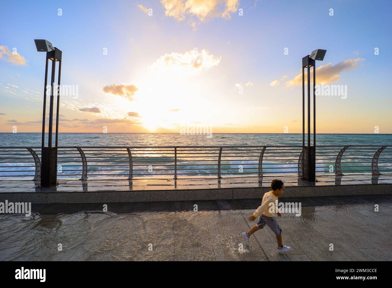 Jeddah , Saudi Arabia Dec 23 2022 - Jeddah Art Promenade - City Beach ...