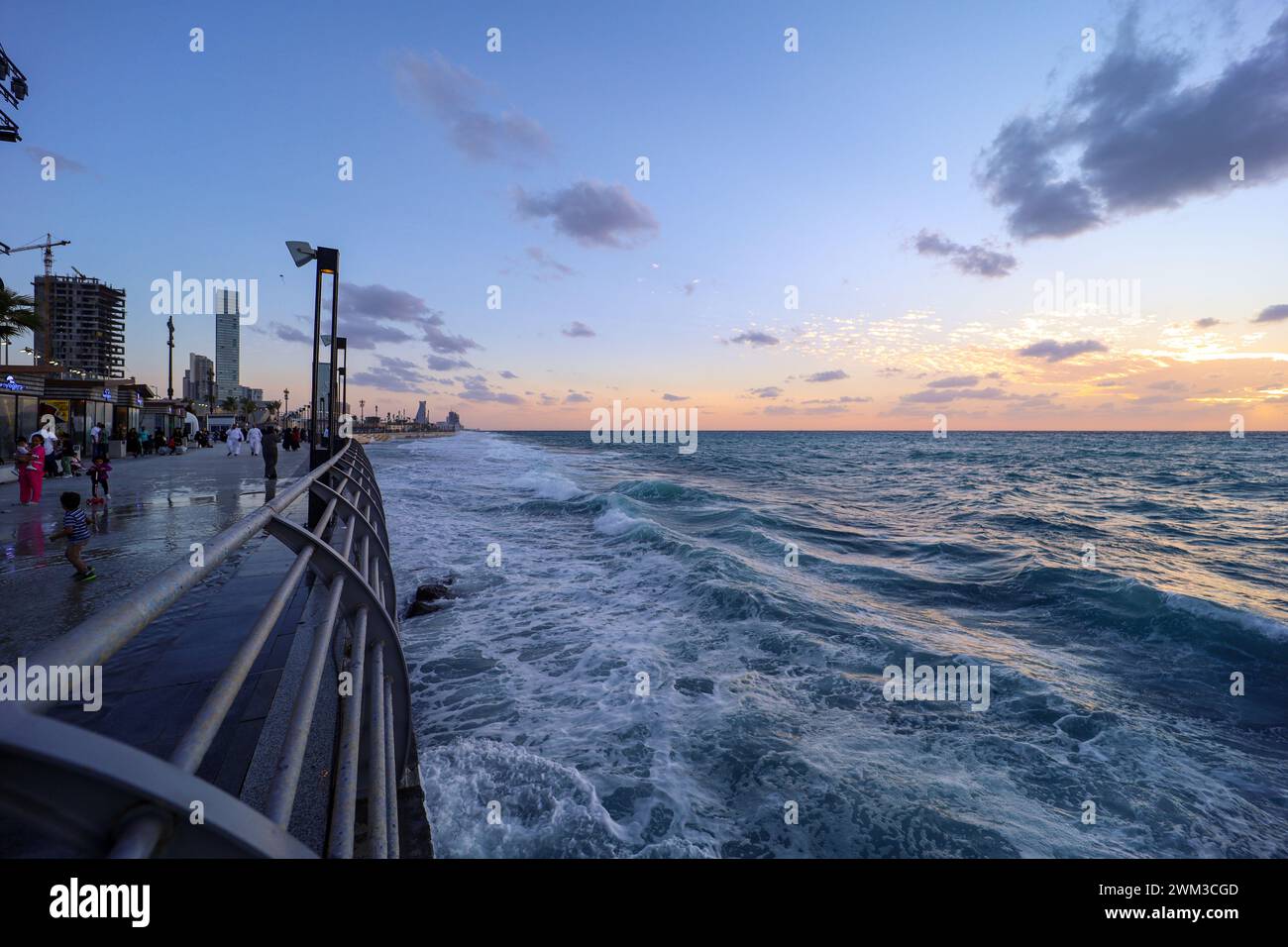 Jeddah , Saudi Arabia Dec 23 2022 - Jeddah Art Promenade - City Beach ...