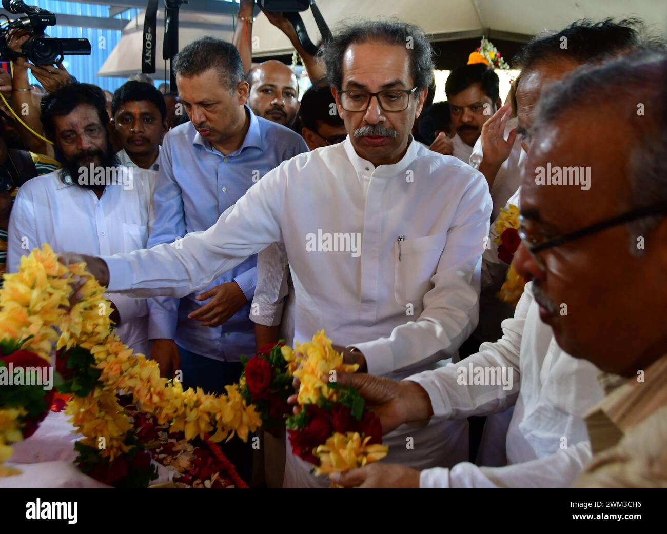India. 23rd Feb, 2024. MUMBAI, INDIA - FEBRUARY 23: Former Chief ...
