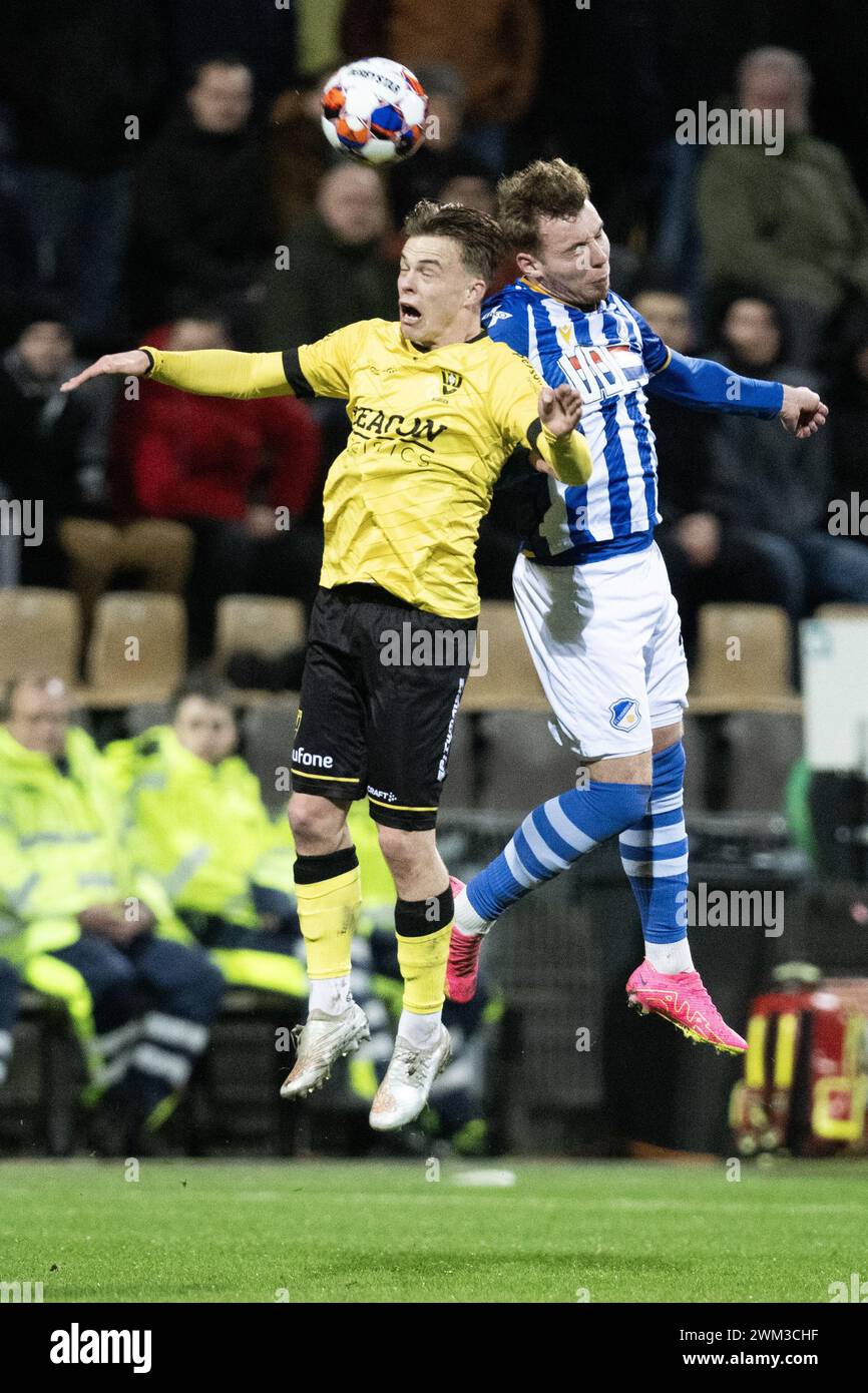 Venlo, Netherlands. 23rd Feb, 2024. VENLO, 23-2-2024, Stadium De Koel ...