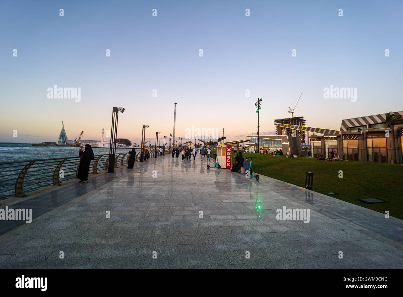 Jeddah , Saudi Arabia Dec 23 2022 - Jeddah Art Promenade - City Beach ...