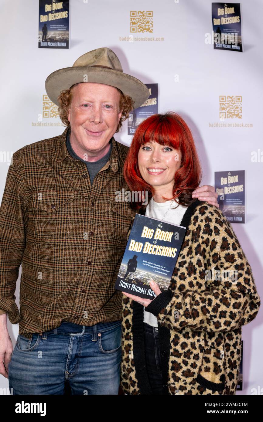 Los Angeles, USA. 22nd Feb, 2024. Author Scott Michael Nathan, CEO of ...