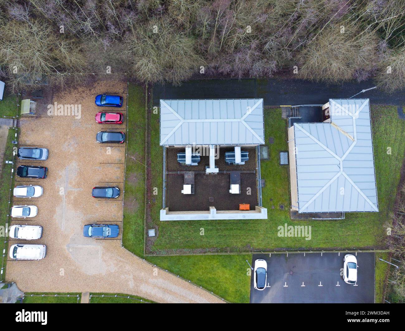 A GV (general view) The Harrogate Spring Water plant in Valley Gardens ...