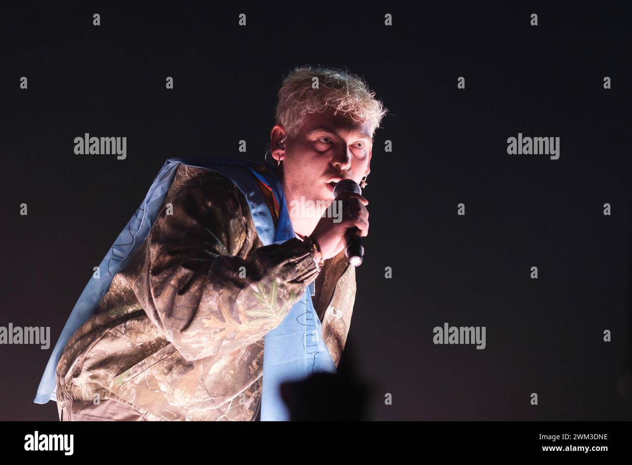 The singer Antonio Hens known artistically Hens as he performs during ...