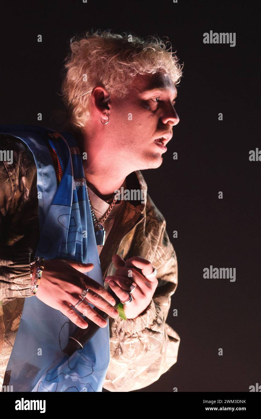 The singer Antonio Hens known artistically Hens as he performs during ...