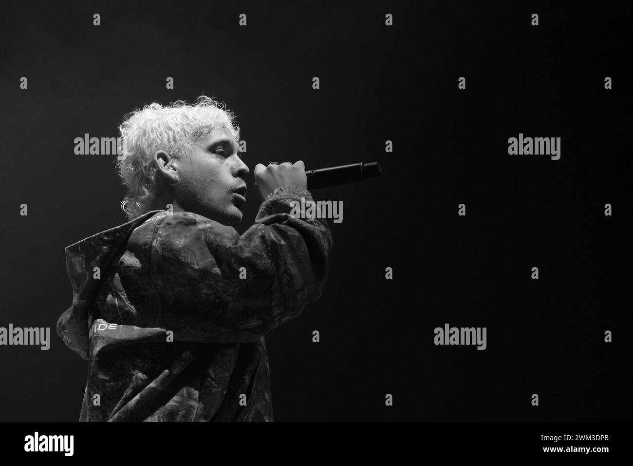 The singer Antonio Hens known artistically Hens as he performs during ...