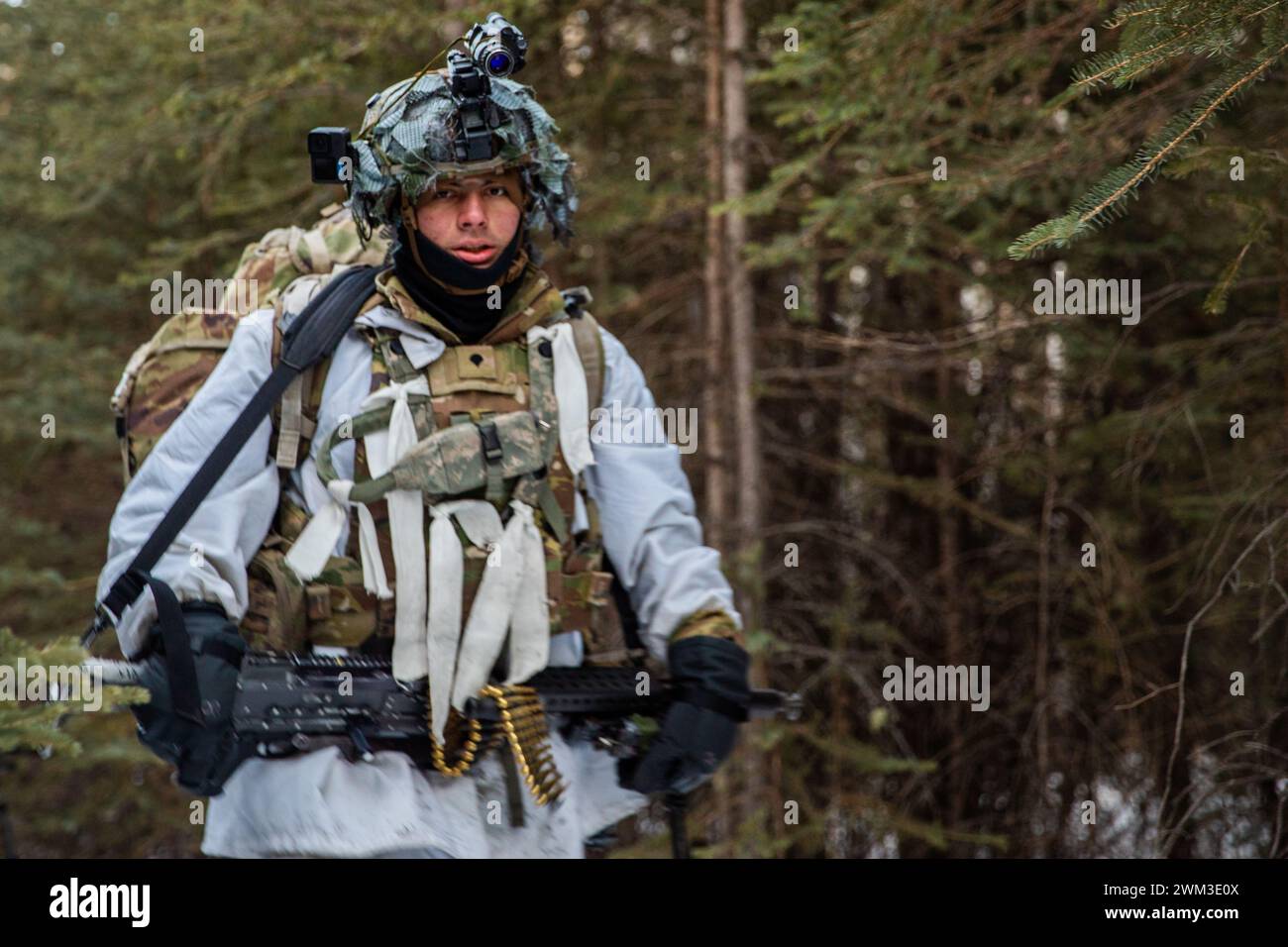 A U.S. Soldier, assigned to 1st Battalion, 5th Infantry Regiment, 1st ...