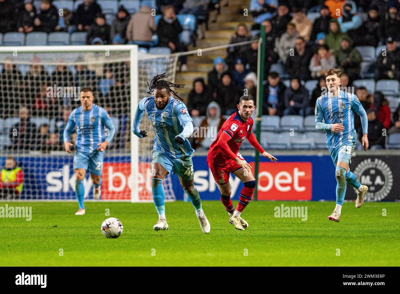 23rd February 2024; Coventry Building Society Arena, Coventry, England ...