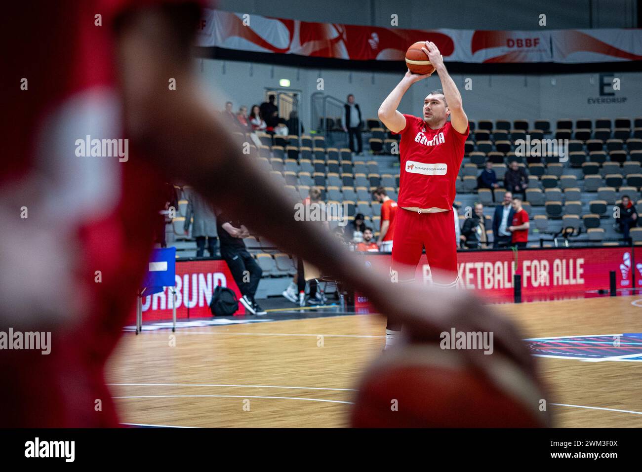 Denmark was host to a national game. Between Denmark and Gorgia, in ...