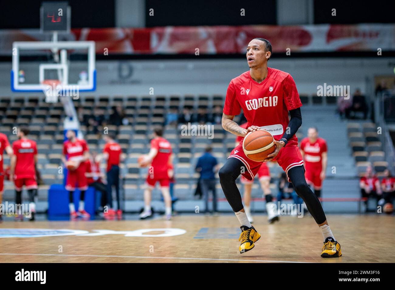 Denmark was host to a national game. Between Denmark and Gorgia, in ...