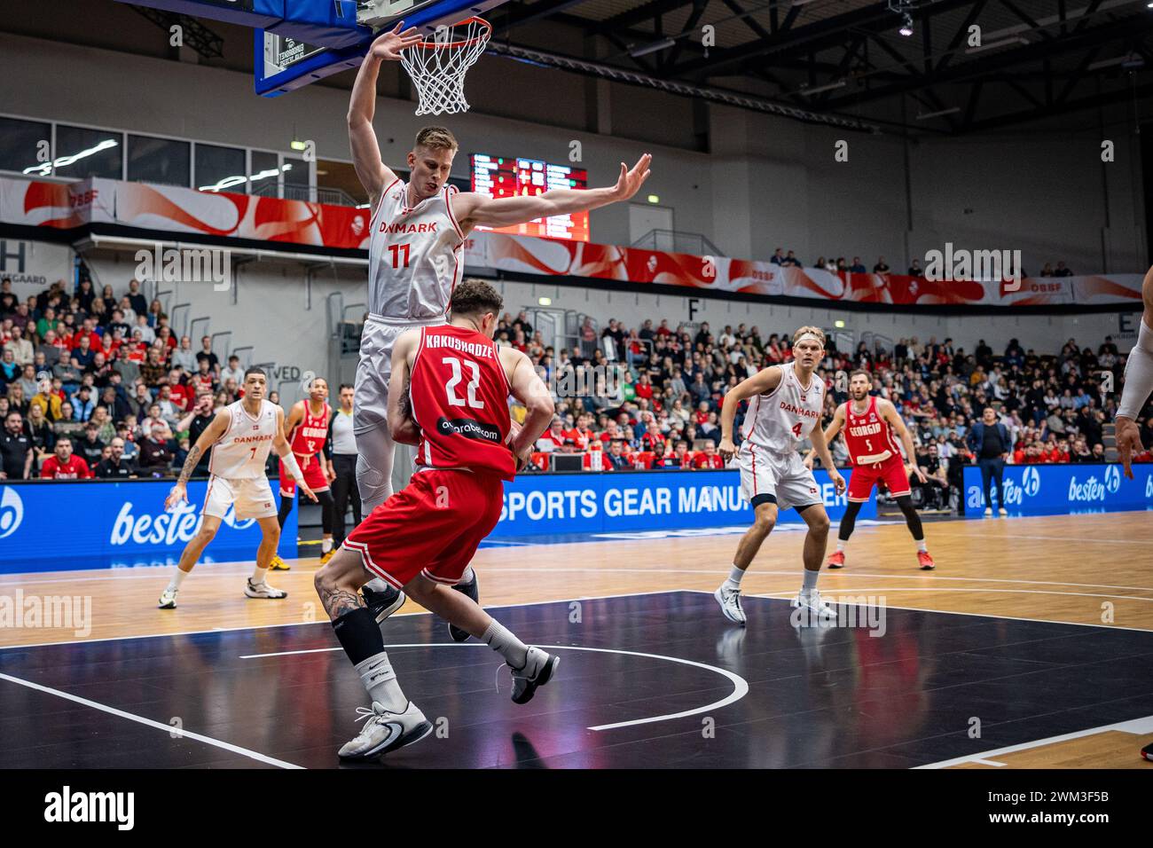 Denmark was host to a national game. Between Denmark and Gorgia, in ...