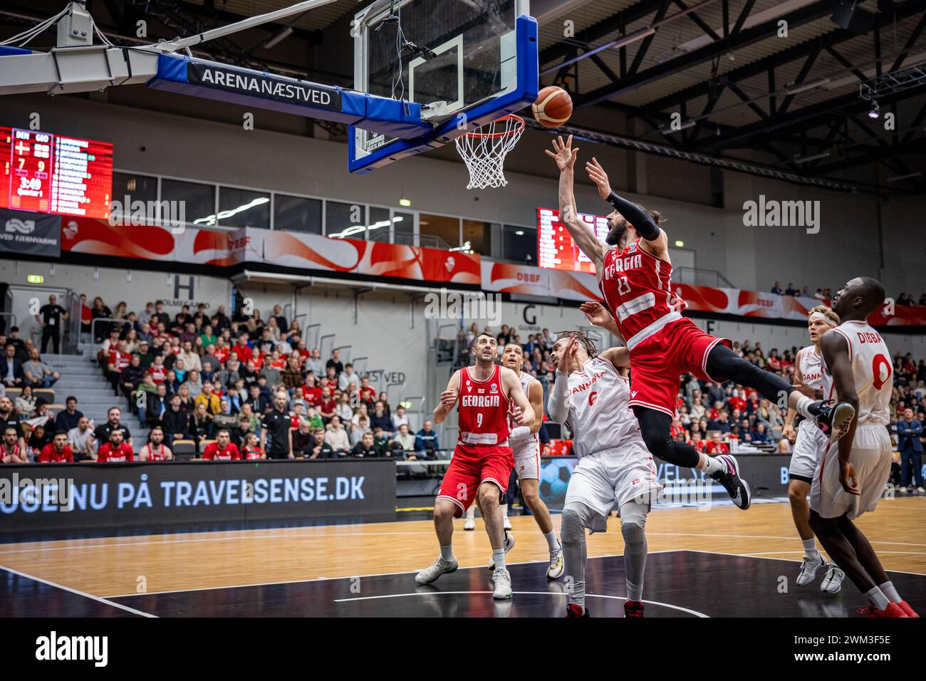 Denmark was host to a national game. Between Denmark and Gorgia, in ...