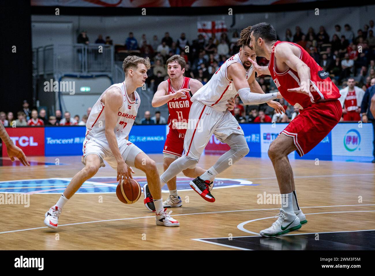 Denmark was host to a national game. Between Denmark and Gorgia, in ...