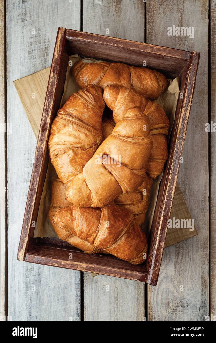 Fresh and delicious French pastries, bakery concept, close-up image ...