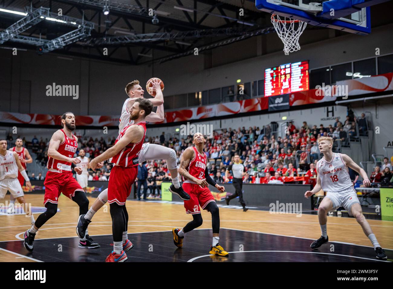 Denmark was host to a national game. Between Denmark and Gorgia, in ...