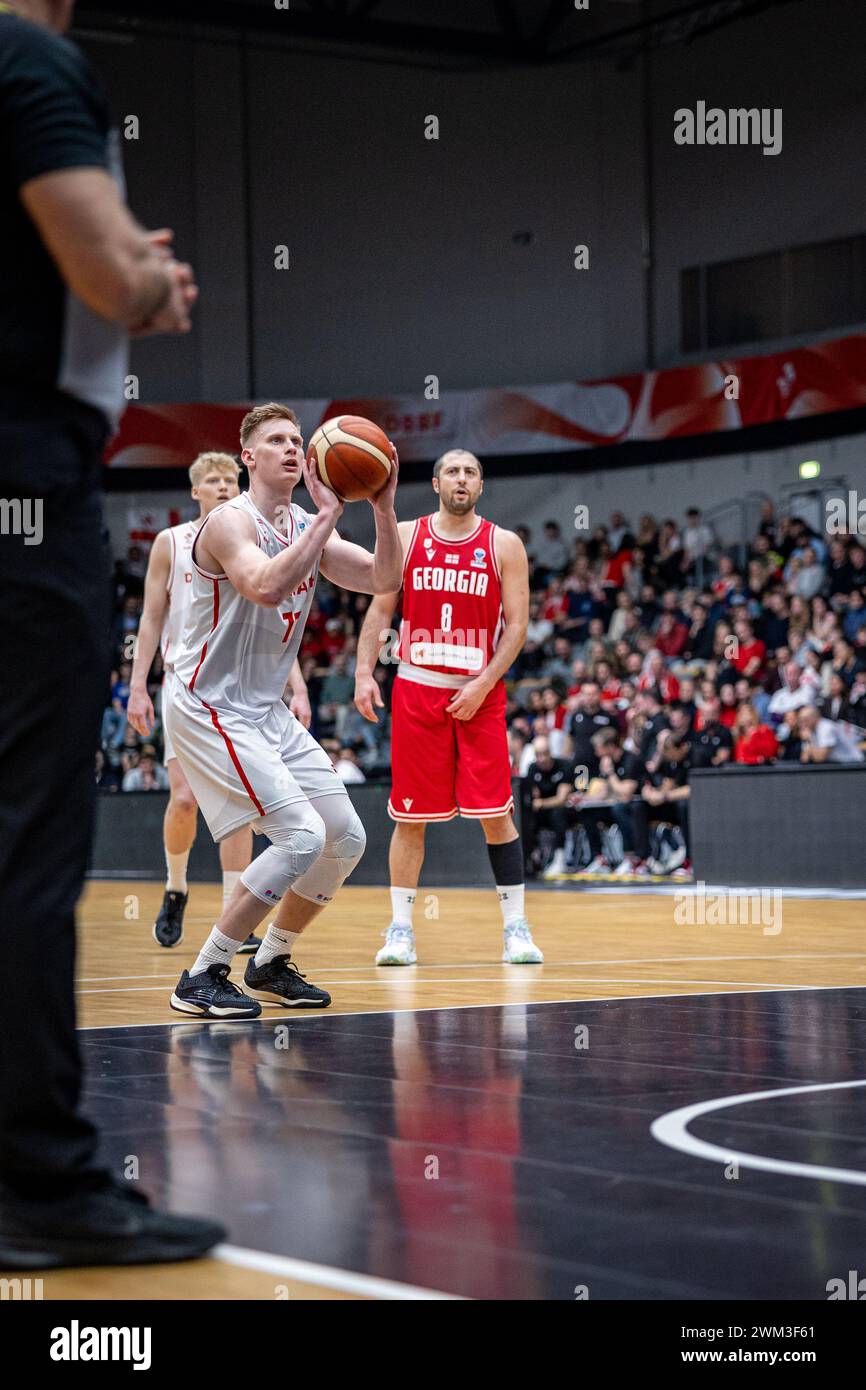 Denmark was host to a national game. Between Denmark and Gorgia, in ...