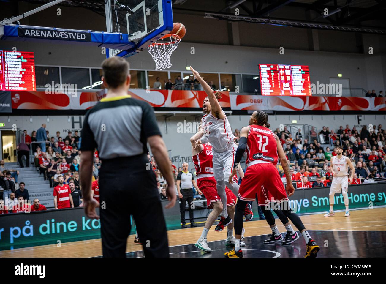 Denmark was host to a national game. Between Denmark and Gorgia, in ...