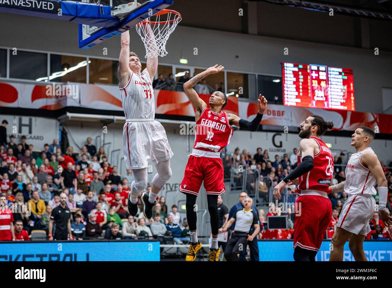 Denmark was host to a national game. Between Denmark and Gorgia, in ...