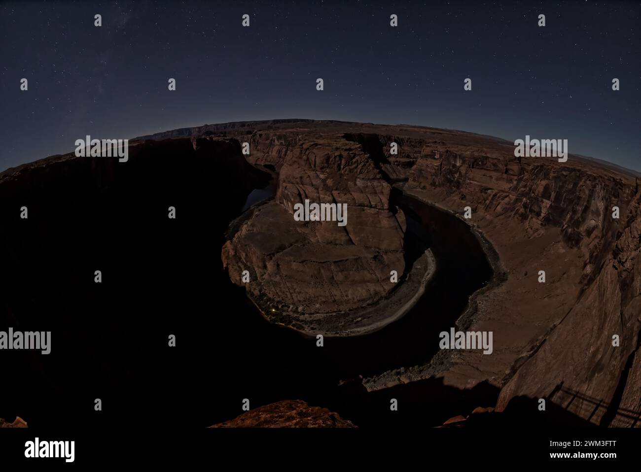 Horseshoe Bend in the Glen Canyon Recreation Area near Page Arizona at ...