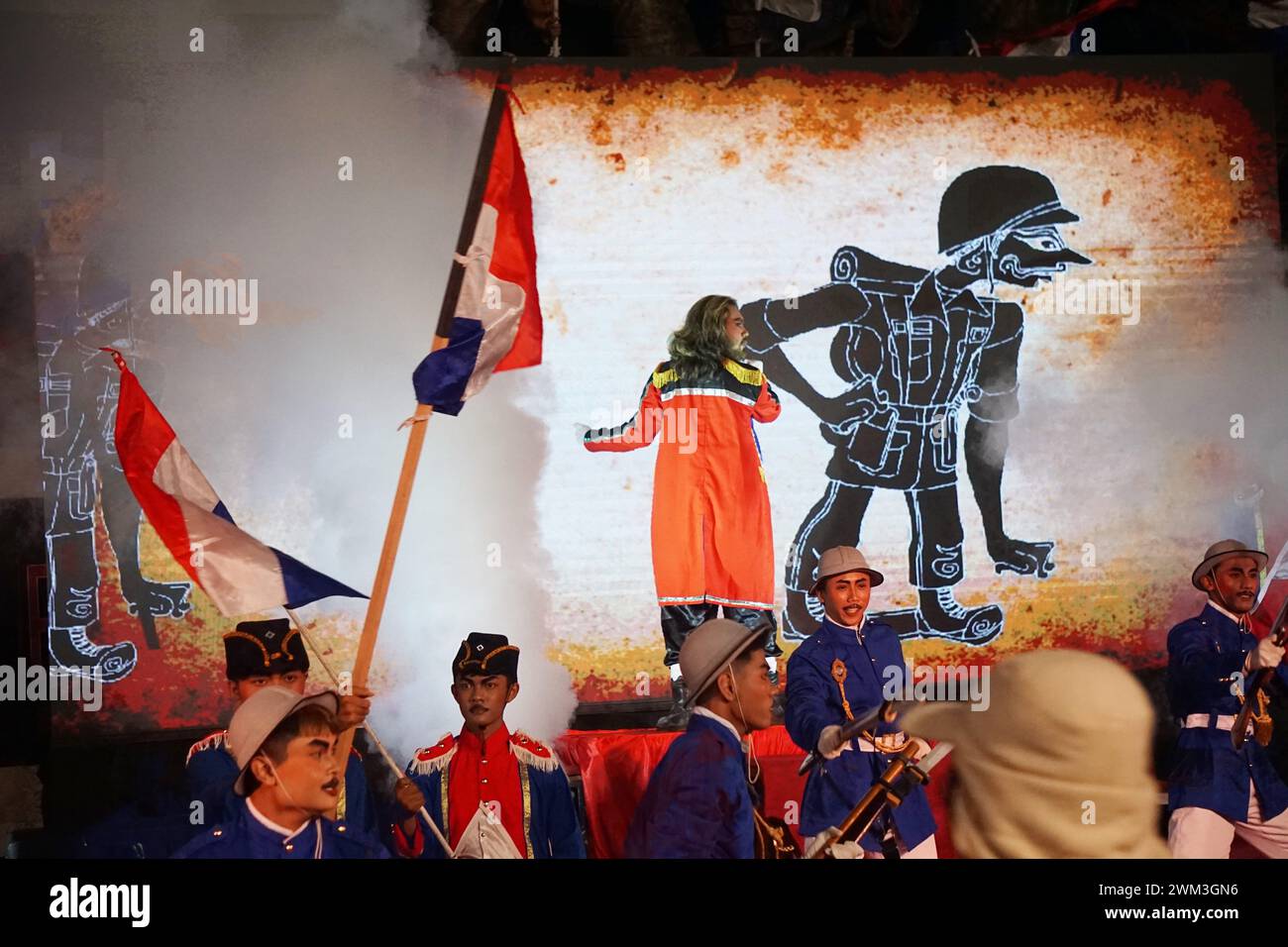 The theatrical performance to commemorates the struggle of PETA troops ...