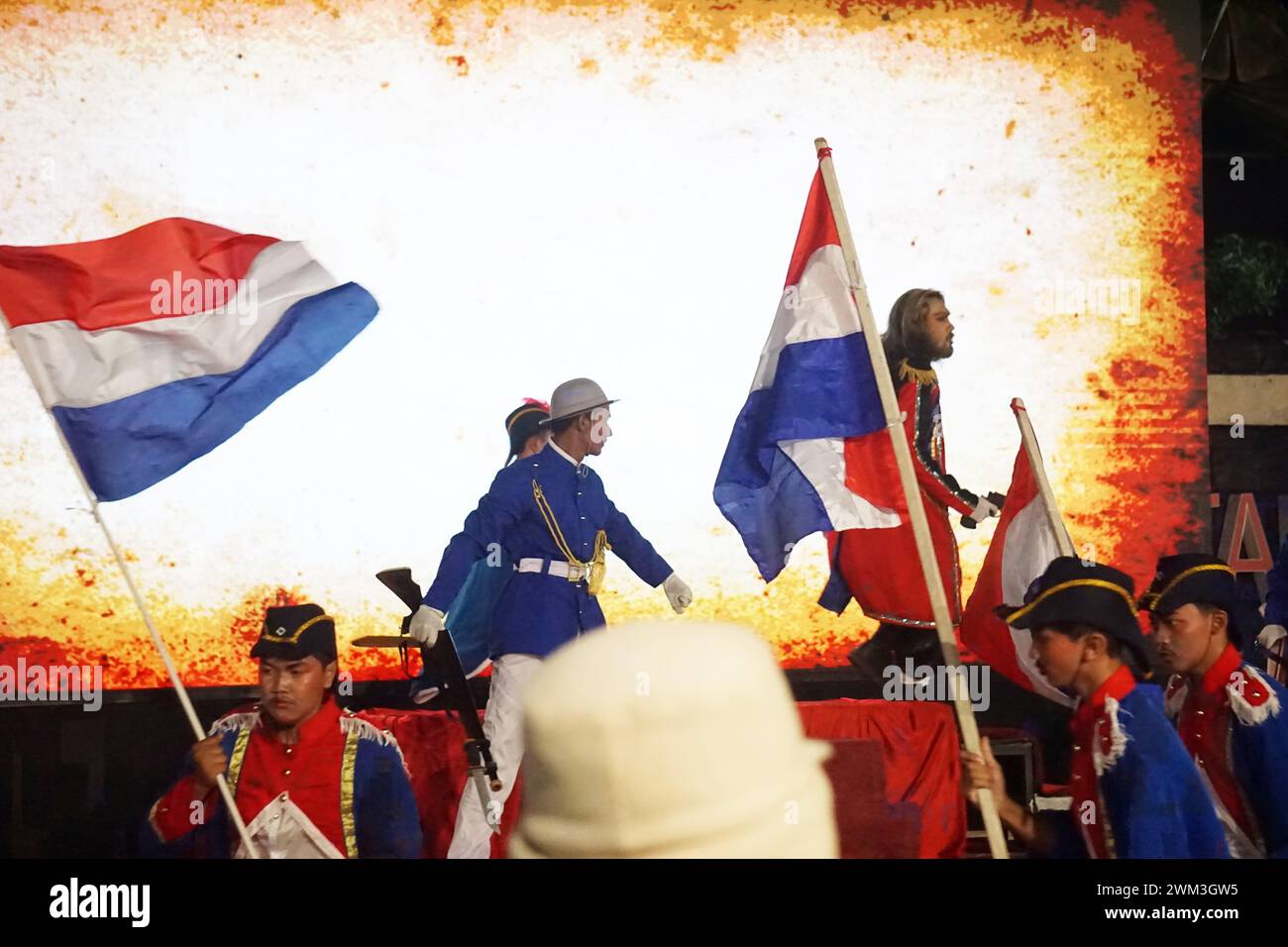 The theatrical performance to commemorates the struggle of PETA troops ...