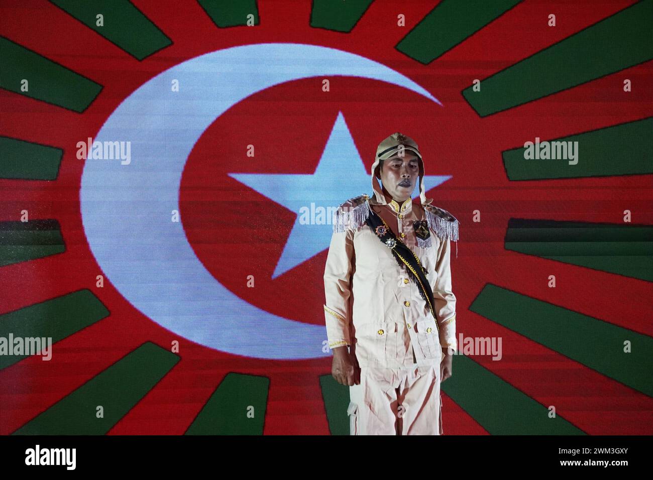 The theatrical performance to commemorates the struggle of PETA troops ...