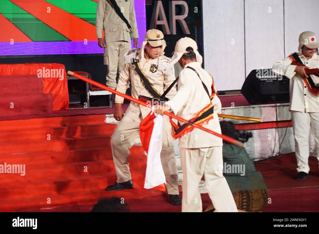 The theatrical performance to commemorates the struggle of PETA troops ...