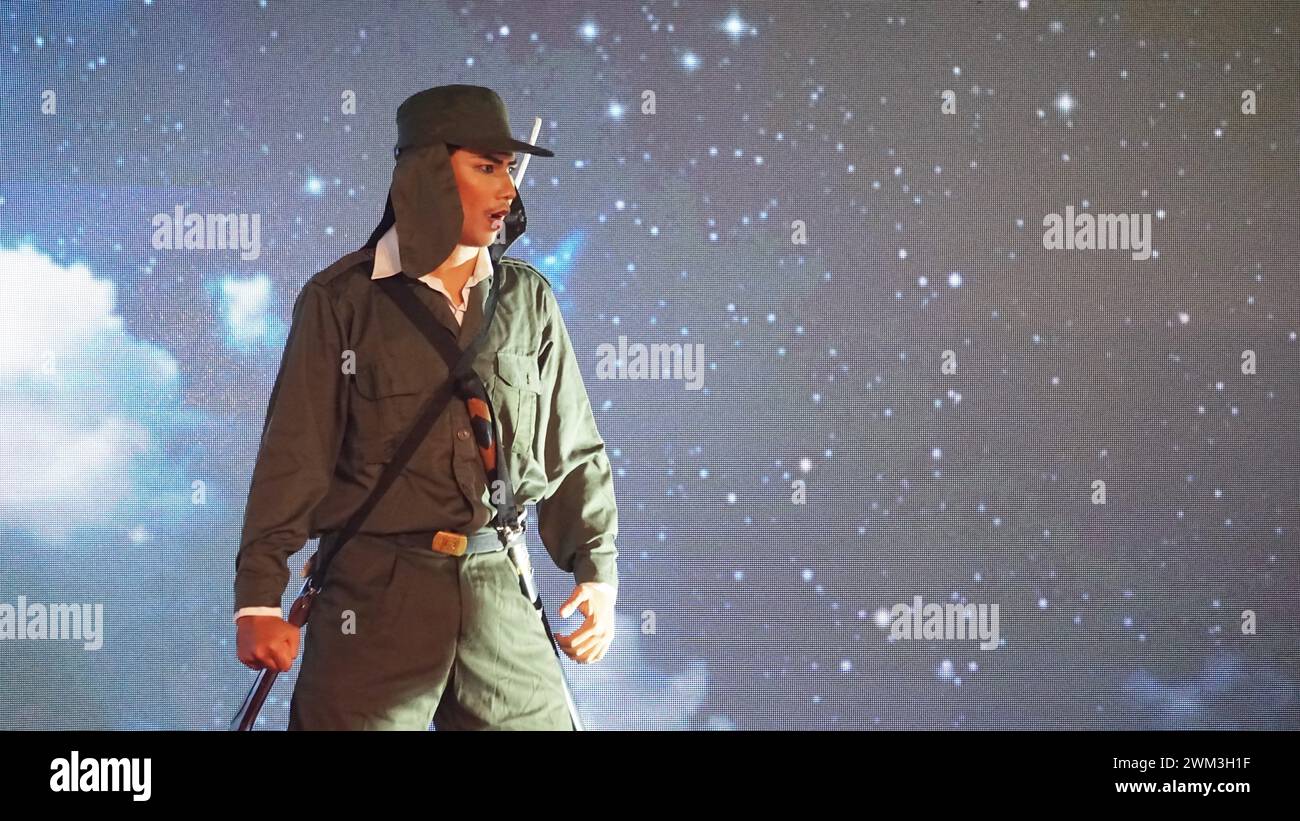 The theatrical performance to commemorates the struggle of PETA troops ...
