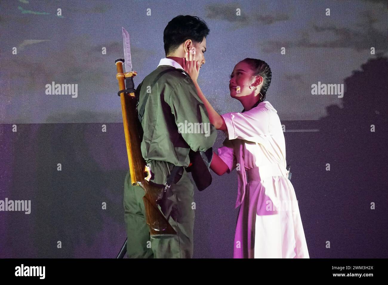 The theatrical performance to commemorates the struggle of PETA troops ...