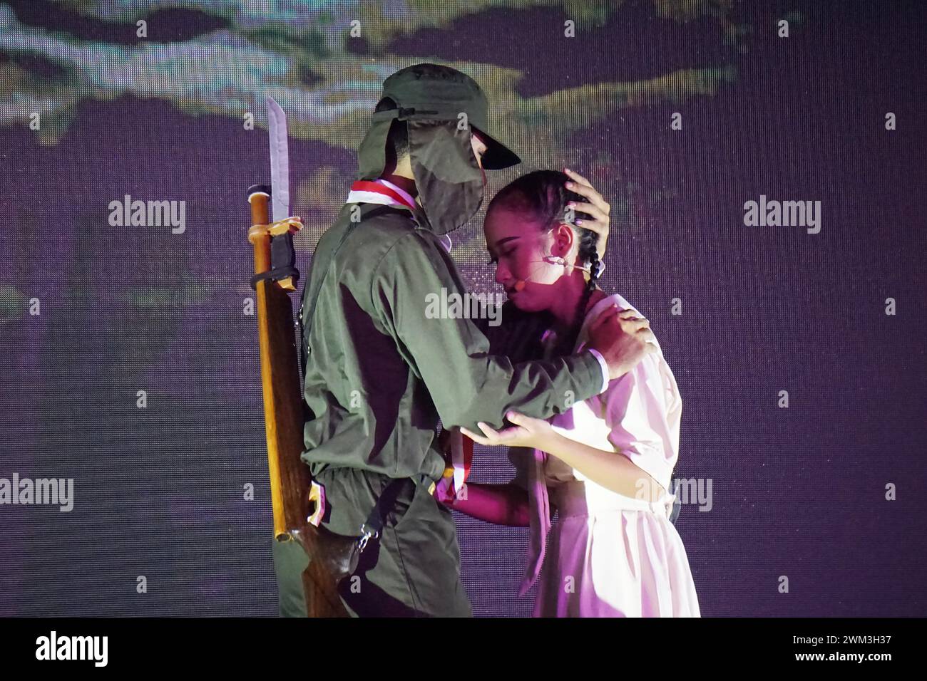 The theatrical performance to commemorates the struggle of PETA troops ...